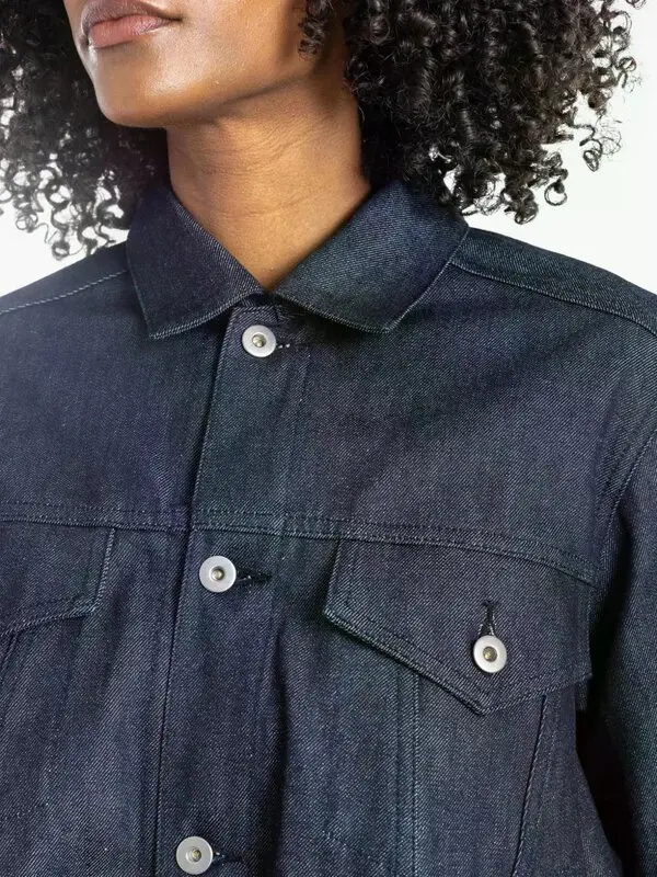 Comme Des Garçons Indigo A-line Denim Jacket