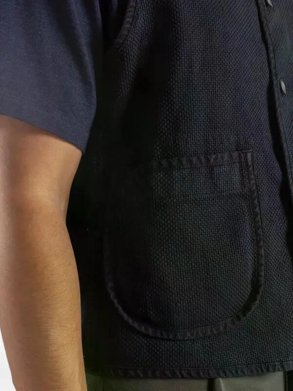 MOMOTARO Sashiko Overdyed Vest