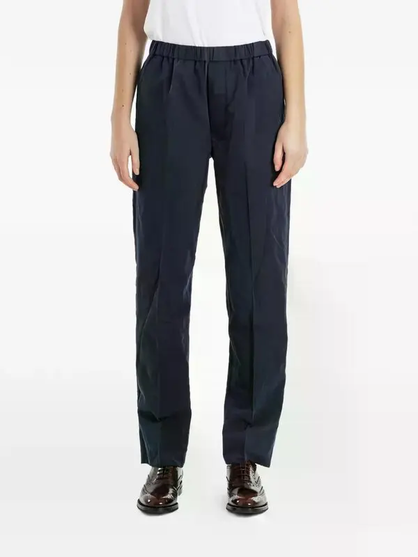 BERGFABEL Navy Straight-leg Trousers