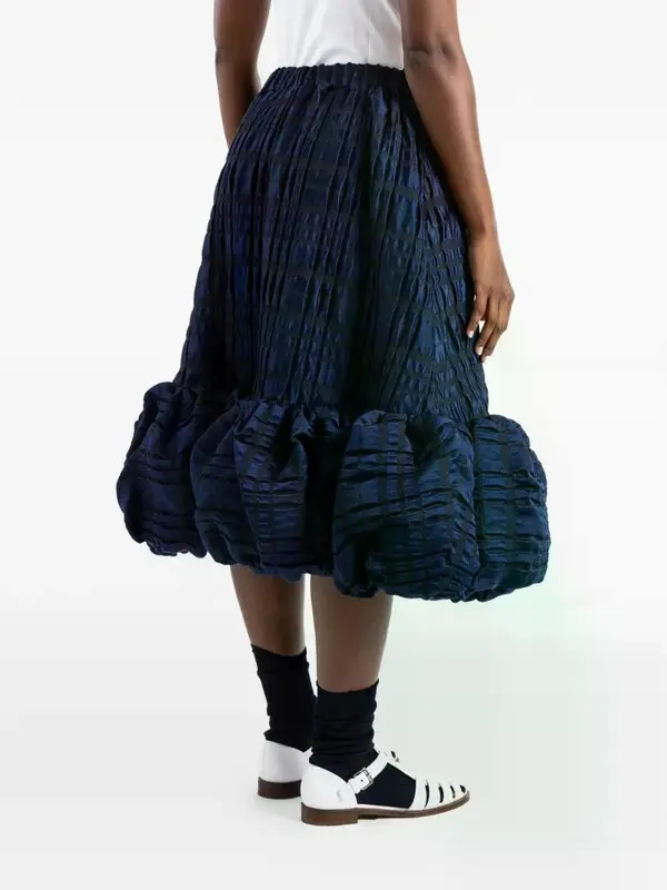 Noir Kei Ninomiya Ruched Midi Skirt