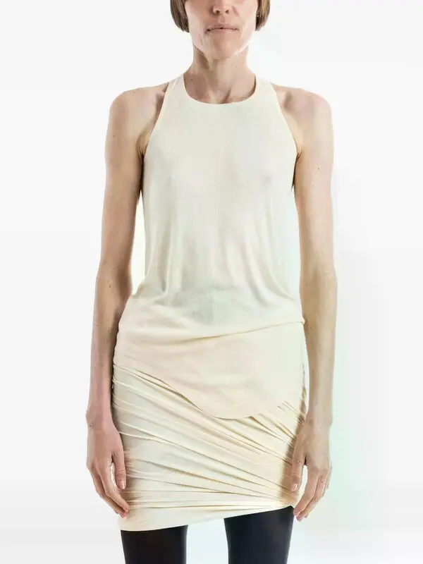 Rick Owens Asymmetric Hem Round-neck Tank Top