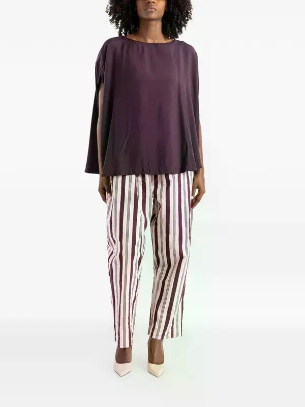 CASEY CASEY Striped Drawstring Trousers