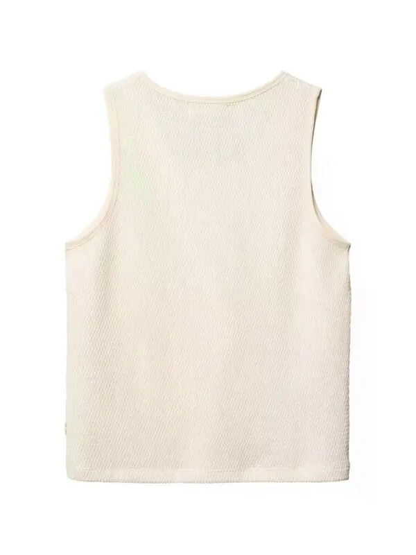 WOODBIRD Textured Sleeveless Tank Top