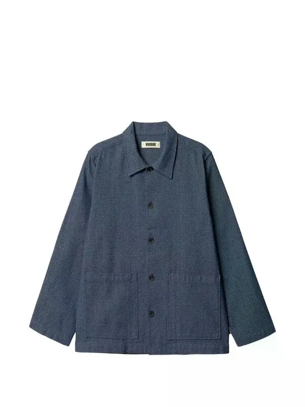 WOODBIRD Blade Needle Patch-pockets Shirt Jacket