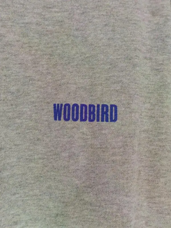 WOODBIRD Cane Lion Logo-print Cotton Sweater