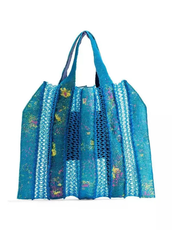 BIELO Openwork Knit Tote Bag