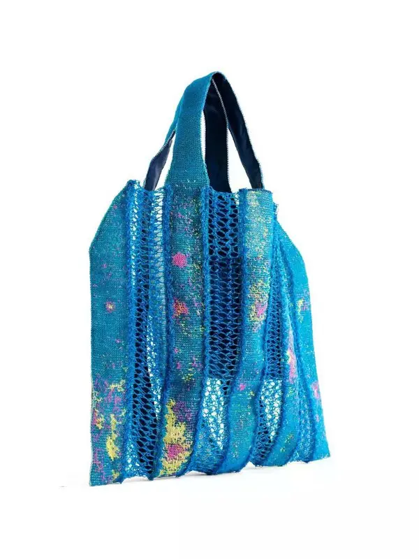 BIELO Openwork Knit Tote Bag