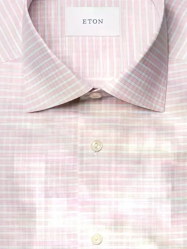 Eton Check-pattern Twill Shirt