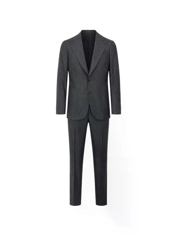FRANZESE COLLECTION Pinstripe Single-breasted Suit