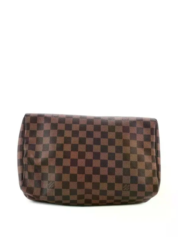 LOUIS VUITTON Speedy Handbag Damier 30 Satchel - Brown