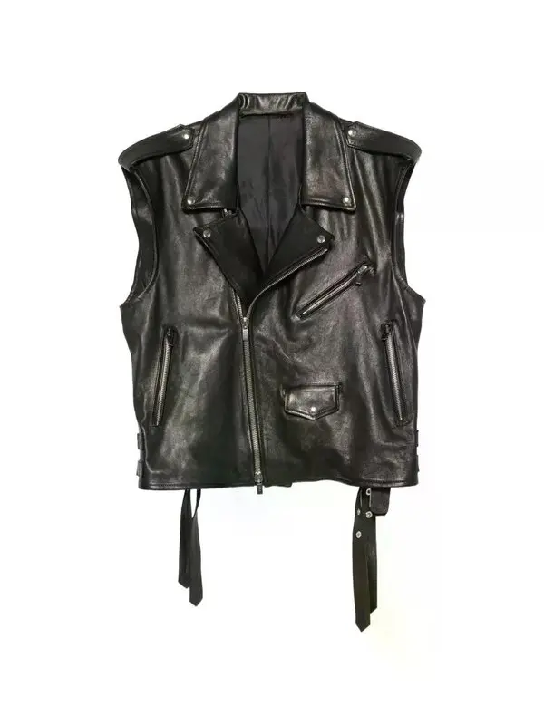 SALVATORE SANTORO Biker-style Leather Jacket