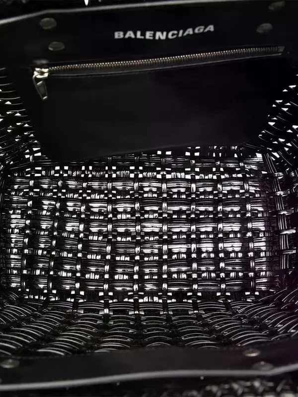 Balenciaga Bistro Basket Bag Satchel - Black