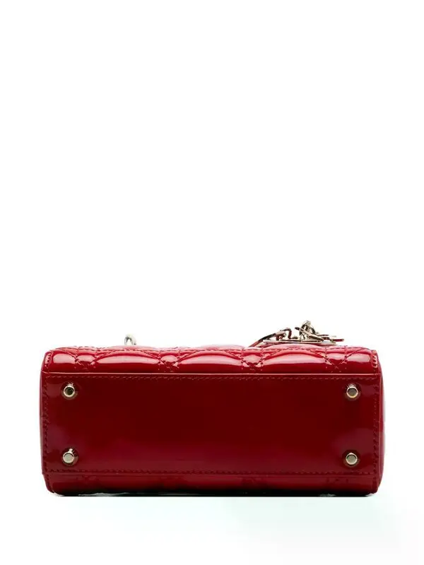 Dior Mini Lady Satchel - Red