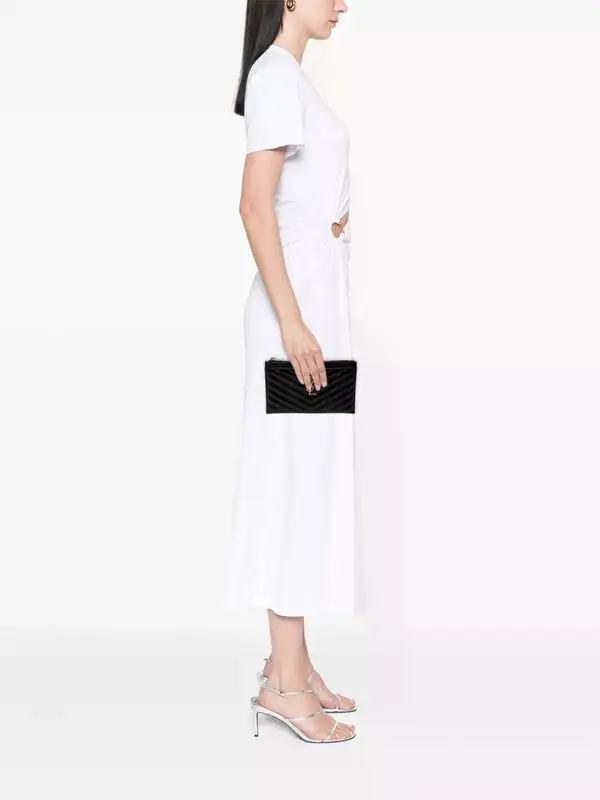Saint Laurent Monogram Bill Pouch Clutch Bag