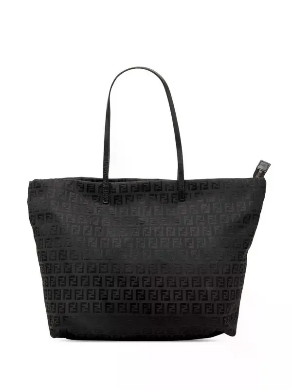 Fendi Zucchino Canvas Tote Bag