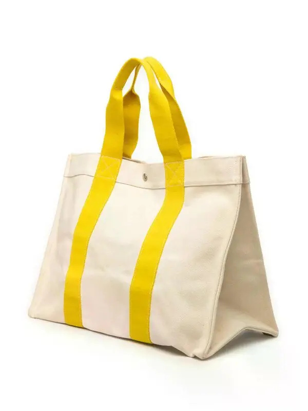 Hermès Toile Bora Bora Gm Tote Bag - Yellow