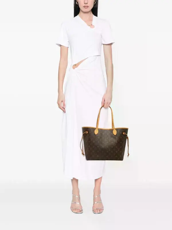 LOUIS VUITTON Monogram Neverfull Mm Tote Bag - Brown