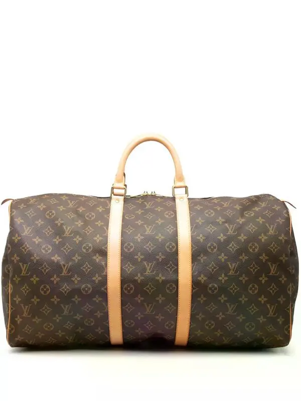 LOUIS VUITTON Monogram Keepall 55 Travel Bag