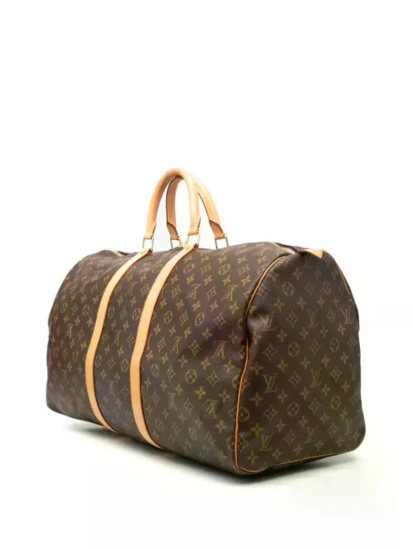 LOUIS VUITTON Monogram Keepall 55 Travel Bag