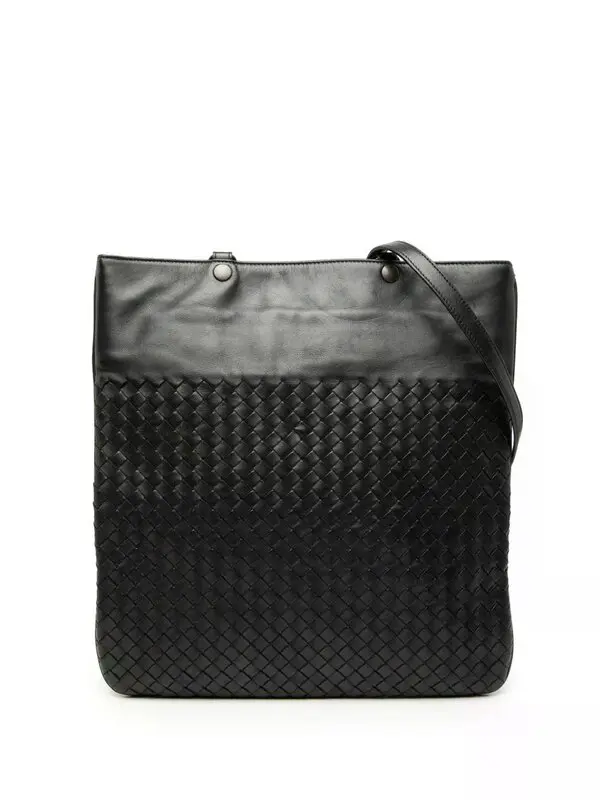 Bottega Veneta Nappa Intrecciato Flat Tote Bag