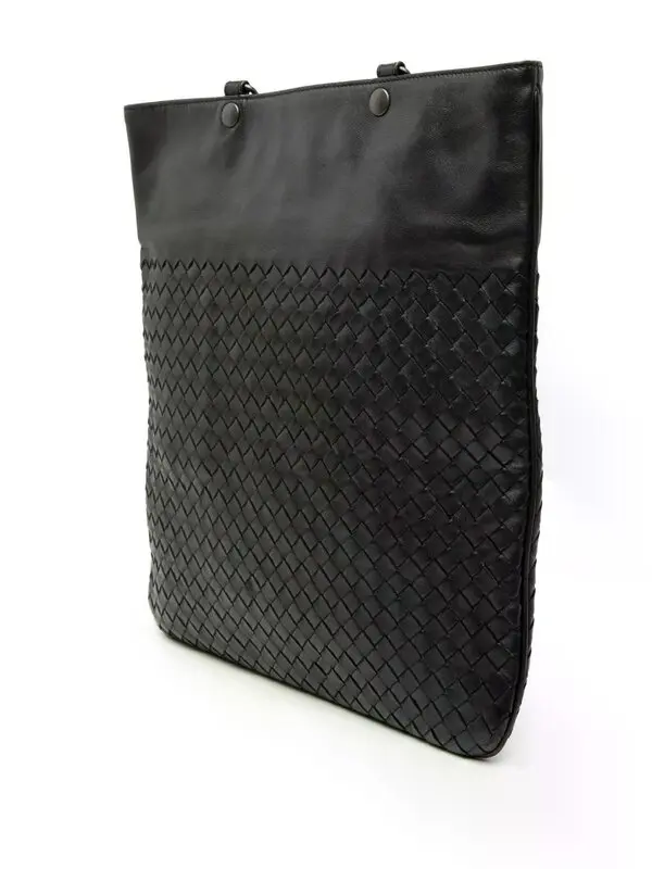 Bottega Veneta Nappa Intrecciato Flat Tote Bag