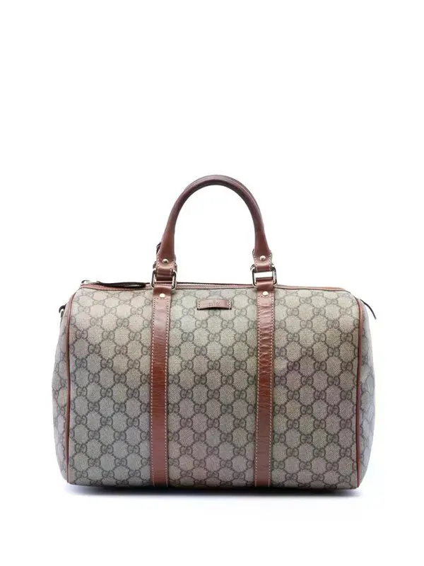 Gucci Gg Supreme Joy Boston Bag - Neutrals
