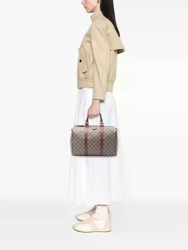 Gucci Gg Supreme Joy Boston Bag - Neutrals