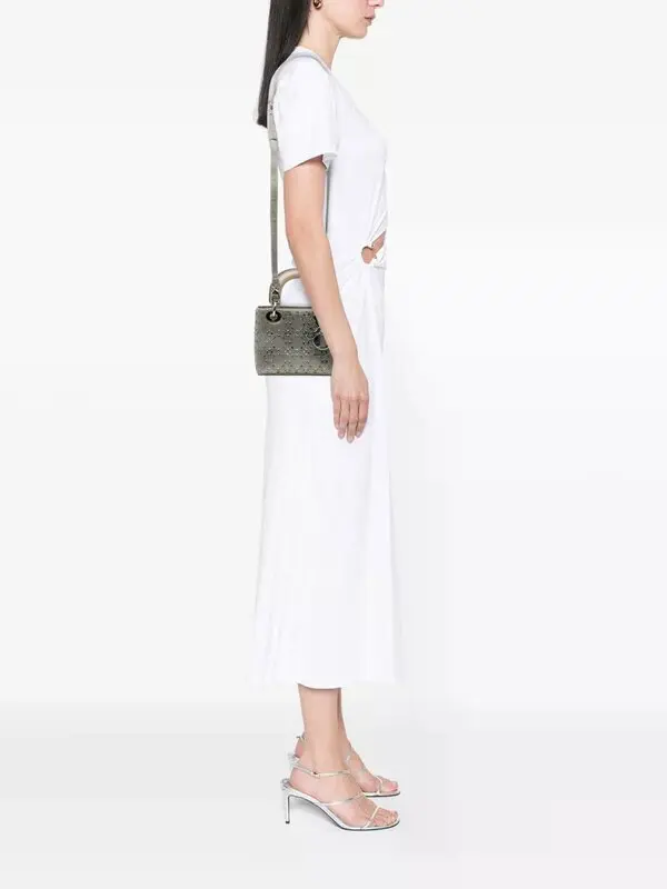 Dior Mini Lady Satchel - Grey