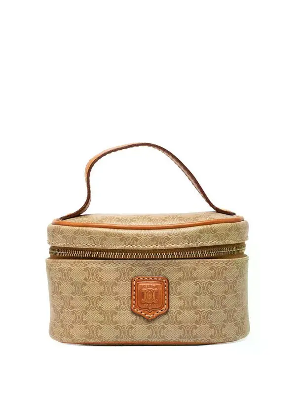 Celine Mini Macadam Coated Canvas Vanity Bag