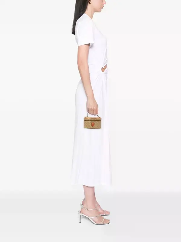 Celine Mini Macadam Coated Canvas Vanity Bag