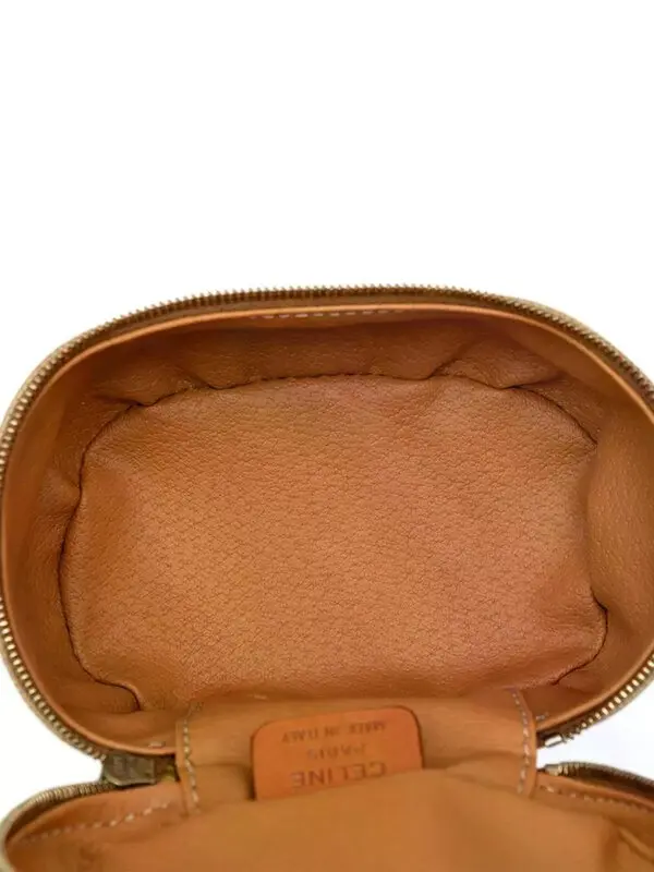 Celine Mini Macadam Coated Canvas Vanity Bag