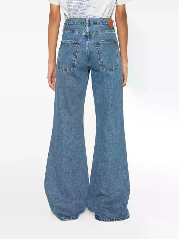 ANINE BING Wyatt Wide-leg Jeans
