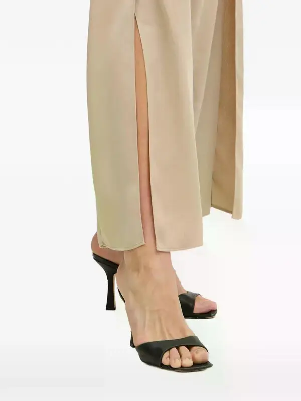 Armani Exchange Side-slit Pleated Trousers