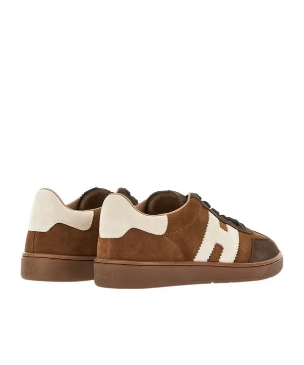 Hogan Sneakers With Signature 'h' Detail - Brown