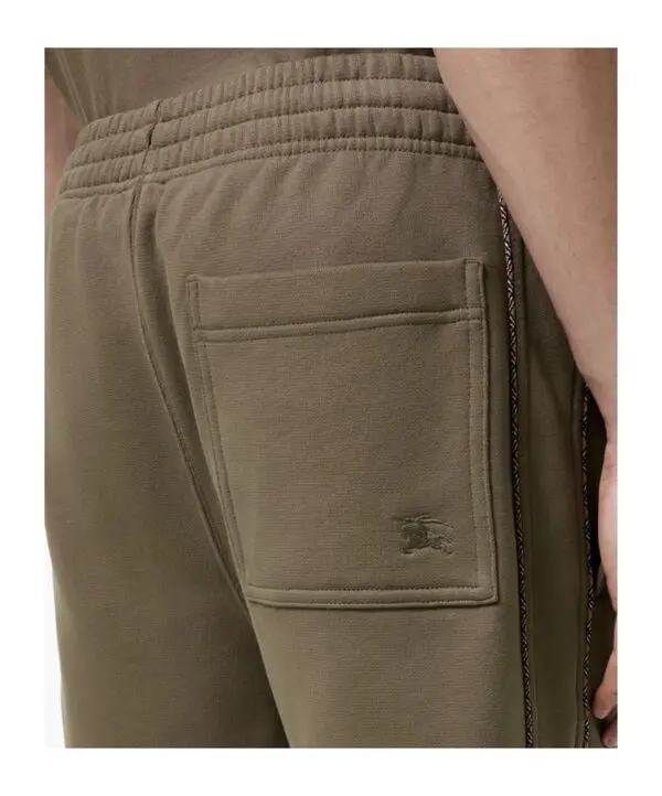 Burberry Check Piping Cotton Shorts