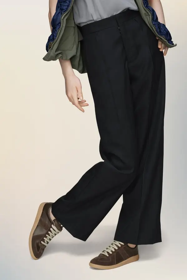 MAISON MARGIELA Replica Sneakers In Nappa Leather And Suede - Brown