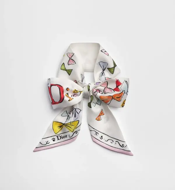 Dior Dioriviera Bows Mitzah Scarf