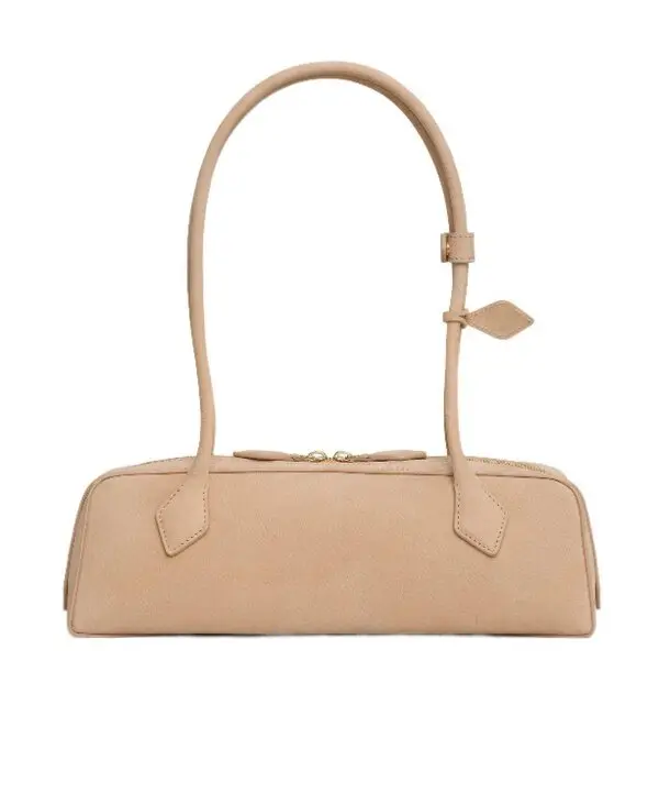 Alaïa Le Teckel Medium Shoulder Bag - Desert