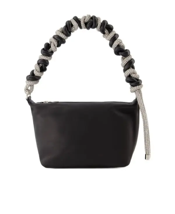 Kara Logo Shoulder Bag - Black