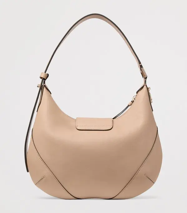 JIMMY CHOO Bar Lambskin Shoulder Bag - Brown
