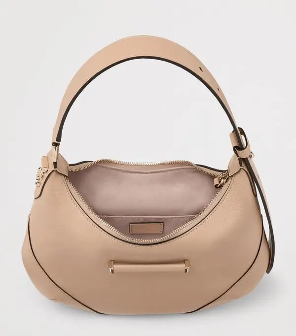 JIMMY CHOO Bar Lambskin Shoulder Bag - Brown