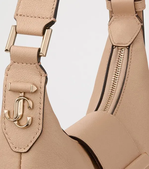 JIMMY CHOO Bar Lambskin Shoulder Bag - Brown