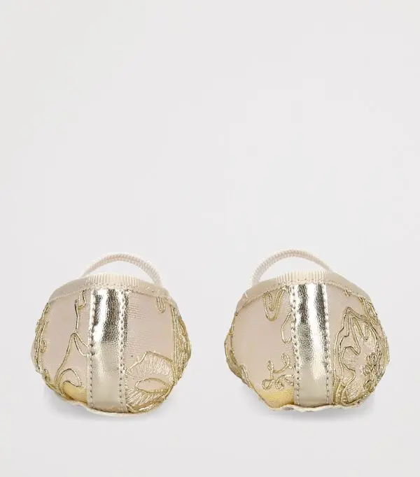 ARUNA SETH Embroidered Butterfly Ballet Flats