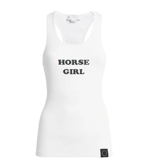 Stella McCartney Horse Girl" Organic Cotton Tank Top