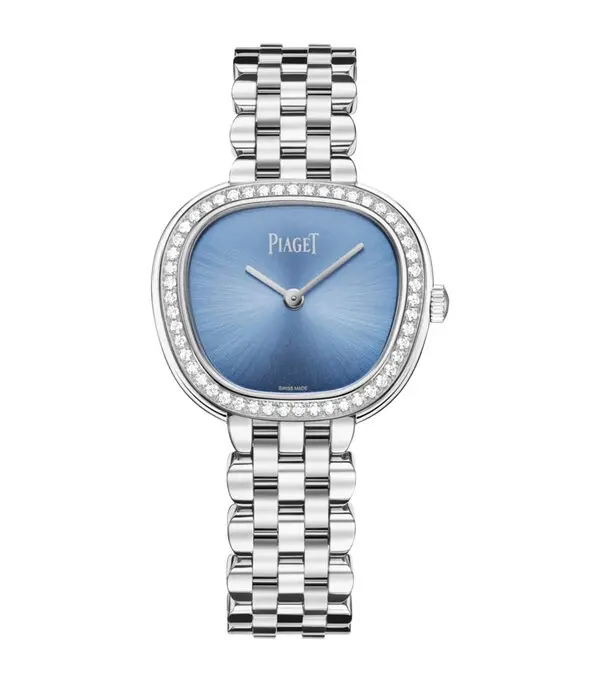 PIAGET Sixtie Stainless Steel And Diamond Watch - Silver