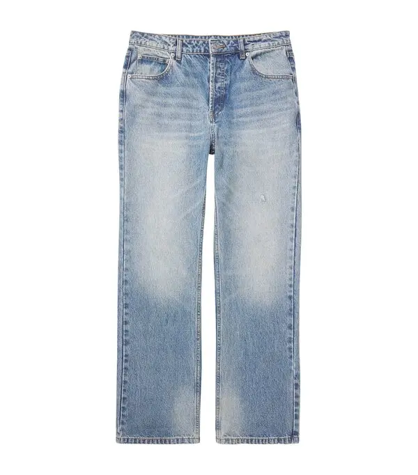 COLE BUXTON Distressed Straight Leg Jeans