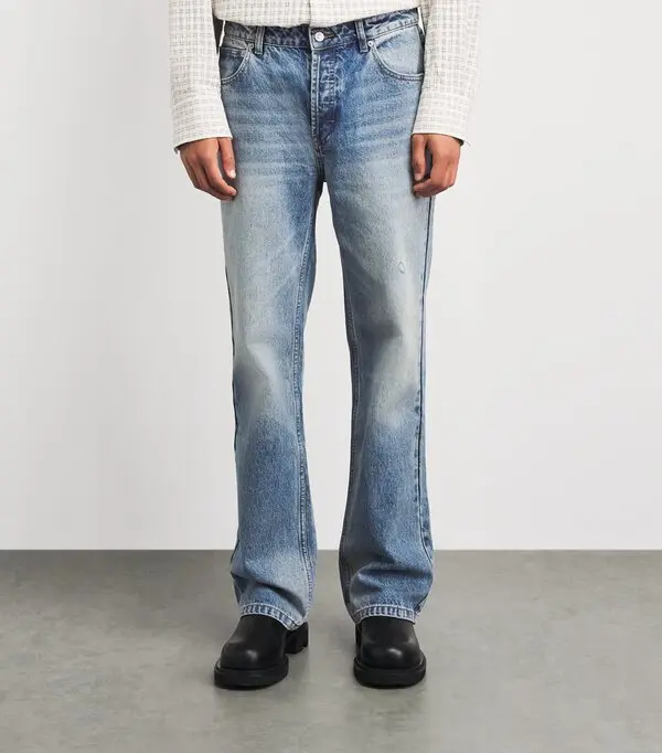 COLE BUXTON Distressed Straight Leg Jeans