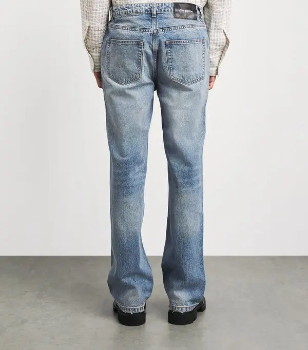 COLE BUXTON Distressed Straight Leg Jeans