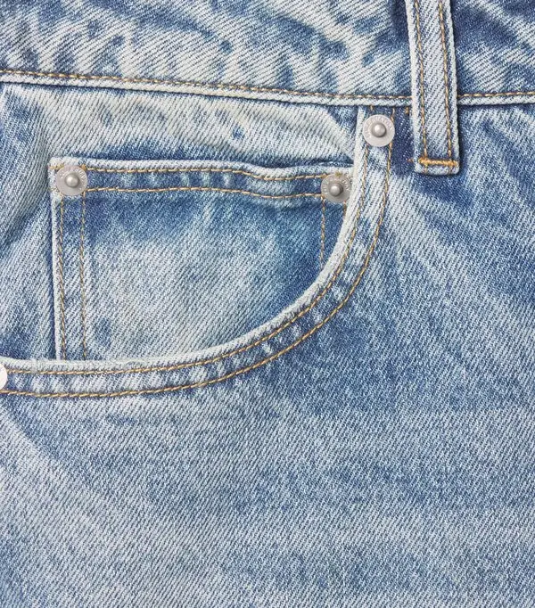 COLE BUXTON Distressed Straight Leg Jeans