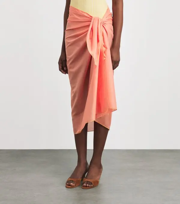 ERES Cotton Voile Cabine Pareo - Pink